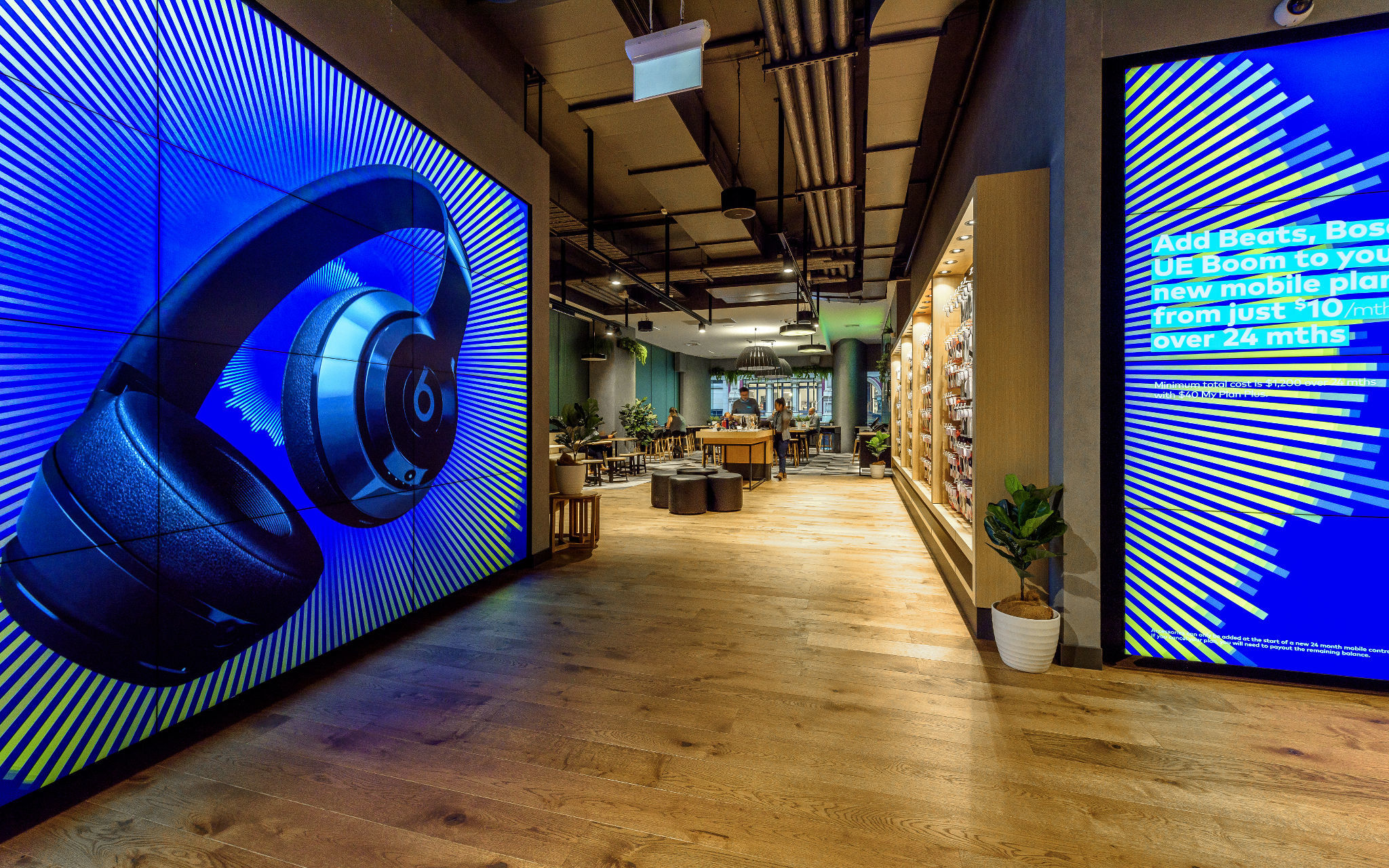 Optus 'Yes' flagship, Sydney | Echochamber