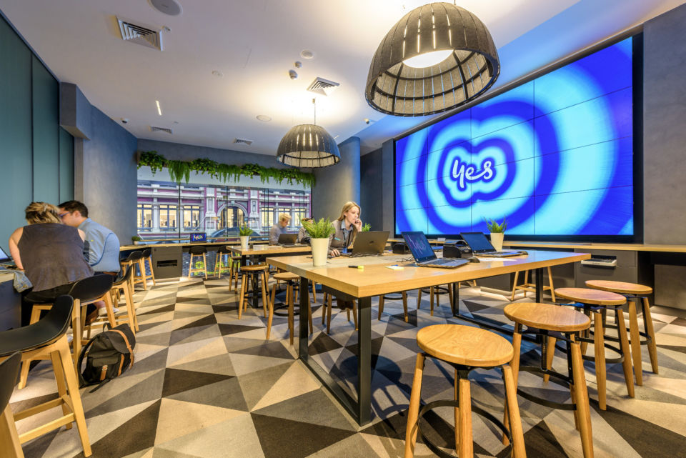 Optus 'Yes' flagship, Sydney | Echochamber